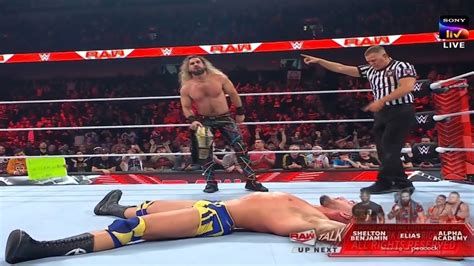 Austin Theory Failed Money In The Bank Cash In WWE Raw 08 11 2022