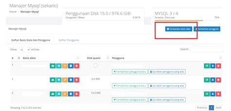 Cara Membuat Database Mysql Di Cwp