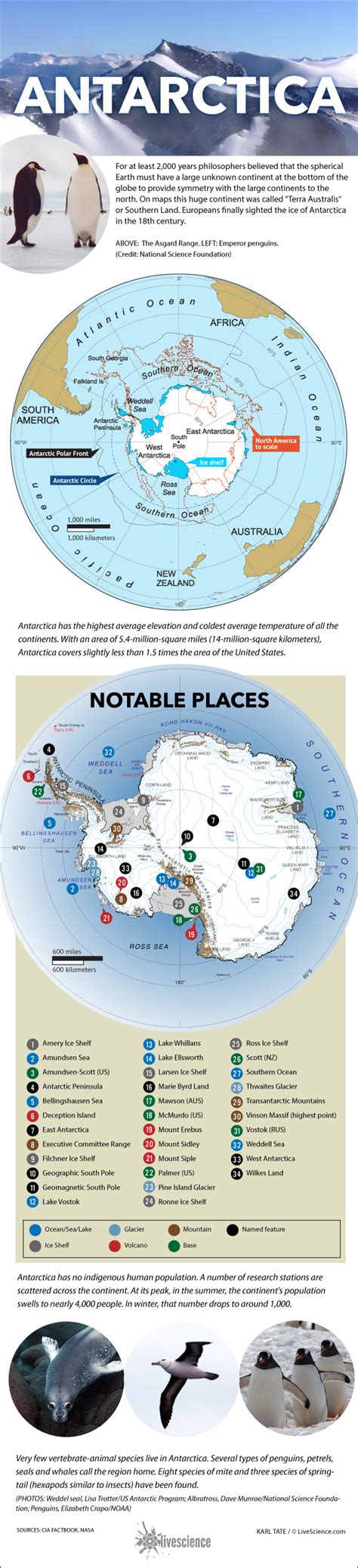 Guide To Antarctica Infographic Live Science