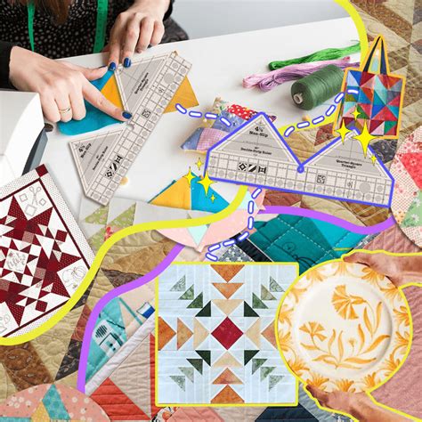 Degree Double Strip Quilt Ruler