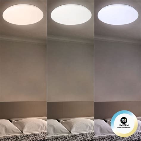 Beau et élégant plafonnier circulaire LED en saillie BASIC 24W IP20
