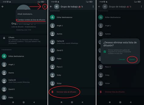 Cómo funcionan las listas de difusión de WhatsApp