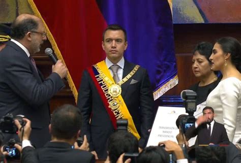 Qué fue lo que dijo Daniel Noboa en su primer discurso presidencial