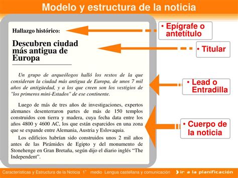 Ppt Caracter Sticas Y Estructura De La Noticia Powerpoint