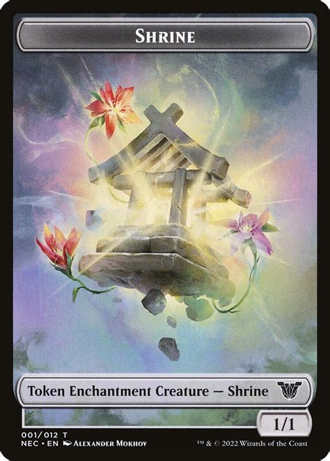 Shrine Token Commander Kamigawa Neon Dynasty Magic The Gathering