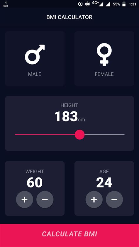 GitHub Nagaraj U BMI Calculator BMI Calculator Is A Multi Screen App