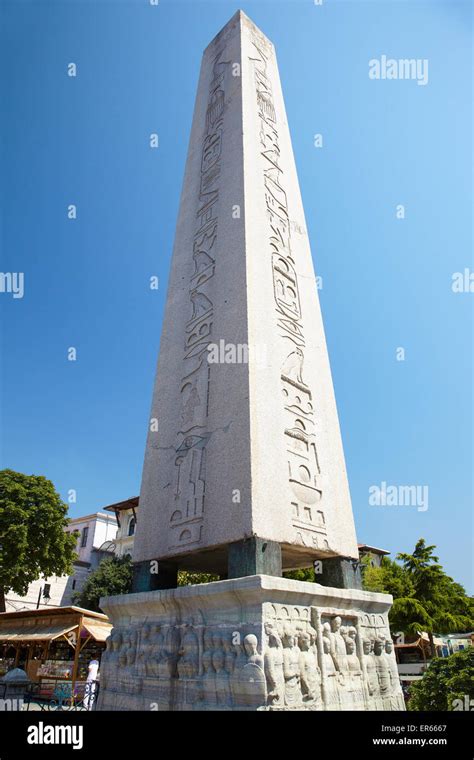 The Obelisk Of Theodosius Is The Ancient Egyptian Obelisk Of Pharaoh