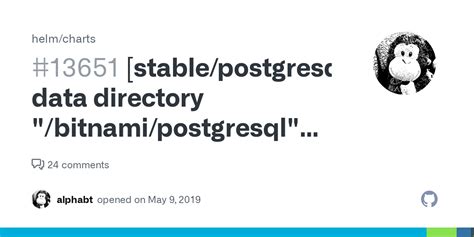 Stable Postgresql Data Directory Bitnami Postgresql Has Group Or