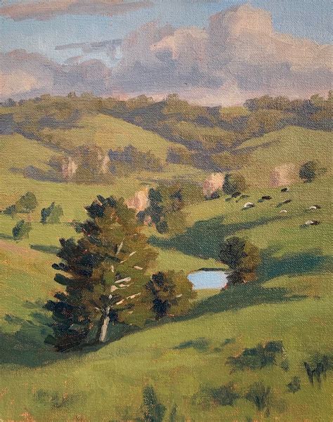 How To Paint Trees And Fields Tips For Mixing Greens Artofit