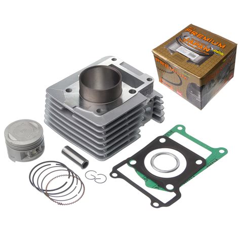 Kit Premium Cilindro Pistão Junta Kmp Anel Rik Ybr Xtz 125 Rota Brusca