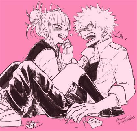 Boku no Hero Academia Himiko Toga Katsuki Bakugou Anime Mèo
