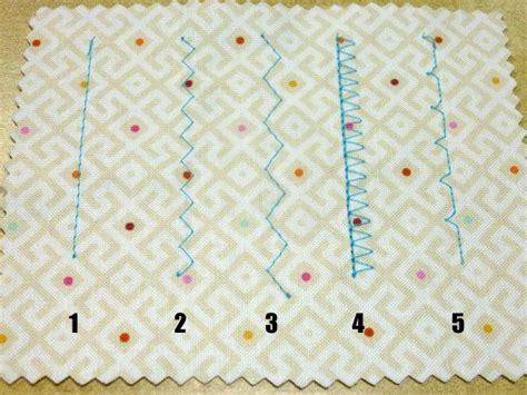 Basic Sewing Machine Stitches The Sewing Directory