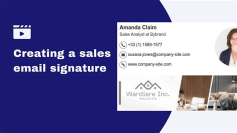 How To Create An Eye Catching Sales Email Signature YouTube