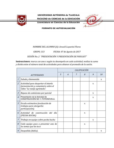 Calaméo Autoevaluación 3