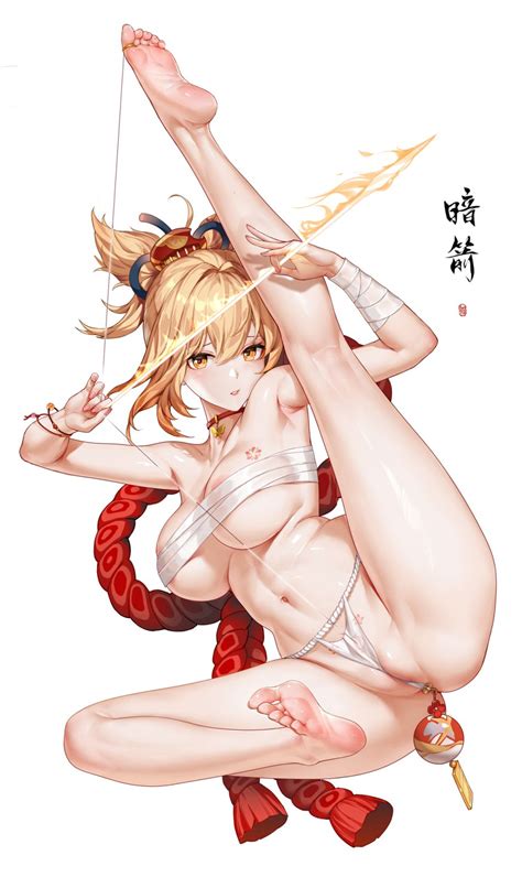 Yoimiya Sexy Move Genshin Impact Hentai Blue