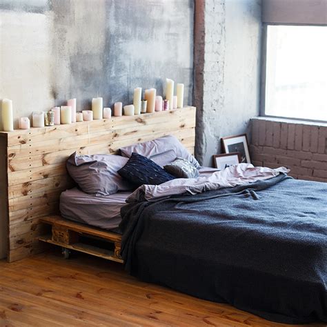 Une tête de lit en palette une bonne idée Decoration de la Maison