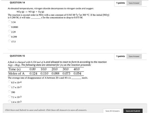 solved question 14 1 points save answer at elevated