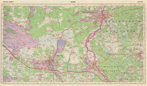 MAPY TOPOGRAFICZNE POLSKI W KOLORZE 1 100 000 Docom Ua