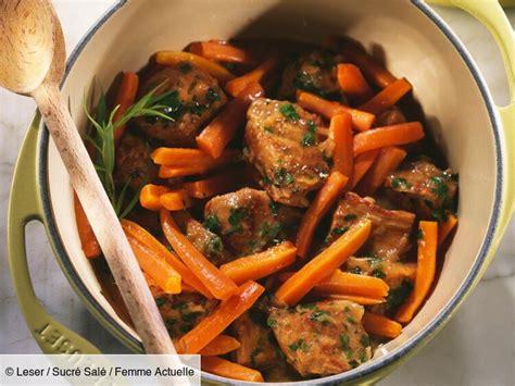 Veau aux carottes découvrez les recettes de cuisine de Femme Actuelle