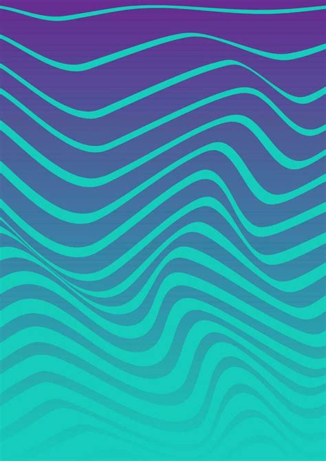 Abstract Background With Blue Wavy Lines Vector Illustration Blue And