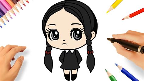 COMO DESENHAR A WANDINHA FÁCIL YouTube