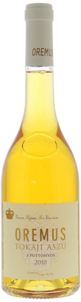 Tokaj Aszu 5 Puttonyos 2010 Oremus Best Of Wines