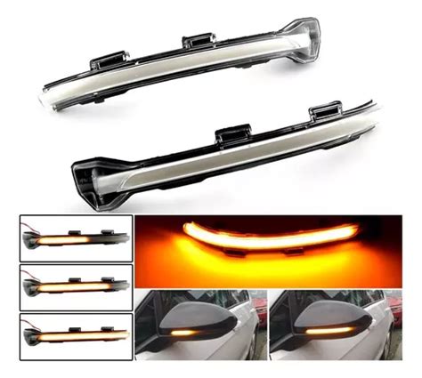 Setas Pisca Retrovisor Led Sequencial Golf Gti Mk Jetta Gli