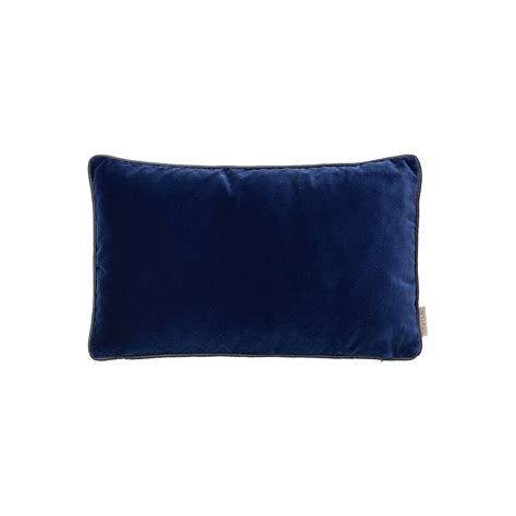 Housse De Coussin Blomus VELVET 30 X 50 Cm Couleur Bleu Nuit 66566