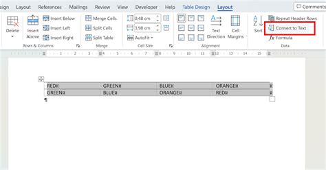 Convert Table To Text In Word Comprehensive Guide WordFields