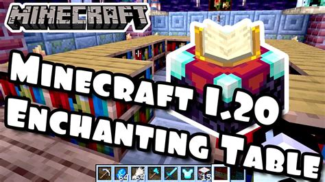 How To Make A Minecraft Enchanting Table Bookshelf Setup Youtube