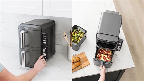 Ninja Double Stack XL 2 Ebenen Heißluftfritteuse 9 5 L SL400EU Ninja DE