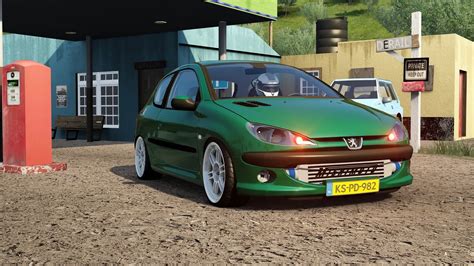 450HP Peugeot 206 GTI 16V Big Turbo Assetto Corsa YouTube
