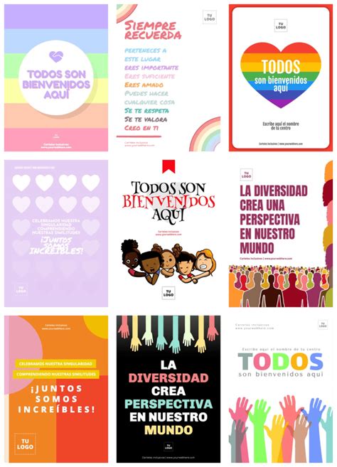 Carteles Para La Educaci N Inclusiva En El Aula Personalizables