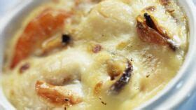 Gratin de fruits de mer à la bisque de homard facile rapide découvrez