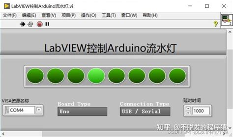 labview控制arduino流水灯（基础篇—3） 知乎