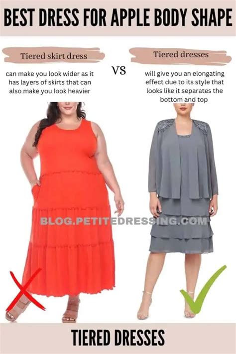 The Complete Dress Guide For Apple Body Shape Petite Dressing