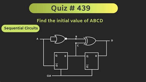 sequential circuit solved problem digital electronics quiz 439 youtube