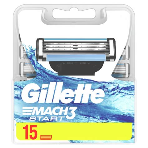 Gillette Mach3 Start Ostrza Wymienne Do Maszynki Do Golenia 15 Sztuki