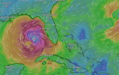 Mapa del huracán Milton en vivo dónde impactará y a qué hora tocará