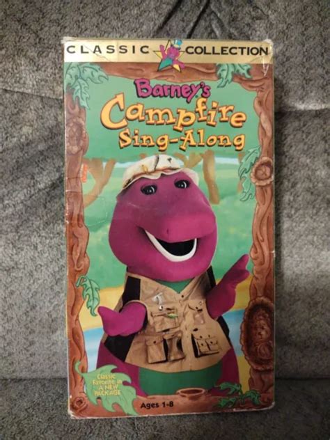 Barney Barneys Campfire Sing Along Vhs Classic Collection The