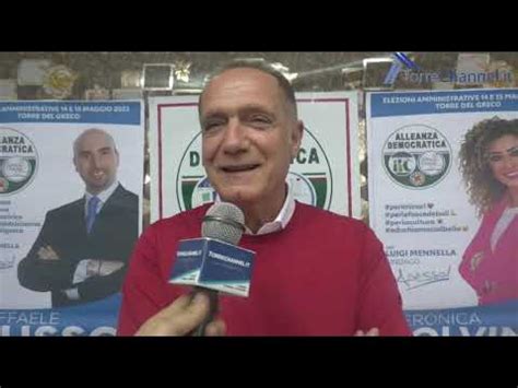 Torre Del Greco Alleanza Democratica Incontra Il Candidato Sindaco