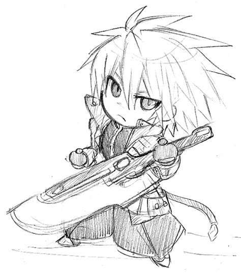 Ragna The Bloodedge Blazblue Drawn By Fuyumura Asuki Danbooru