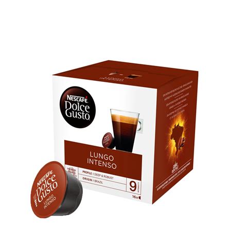 Nescafé Lungo Intenso 16 Cápsulas para Dolce Gusto por 5 29
