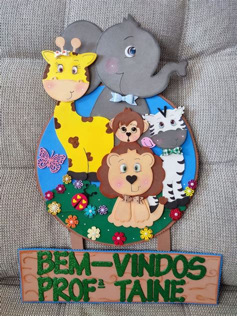Kit Pain Is Em Eva Tema Safari No Elo Mila Arts Em Eva A