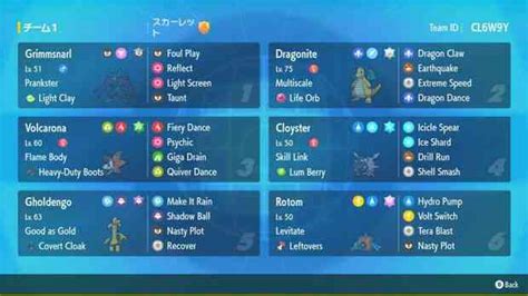 Equipos de préstamo Pokémon en Escarlata 2023 Códigos Disponibles