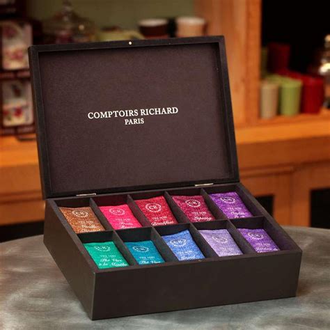 Comptoirs Richard Coffret de Thés et Infusions Bio 10 variétés 100 sachets