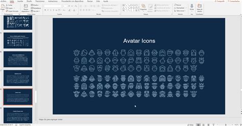 cómo añadir y modificar iconos en powerpoint tutorial