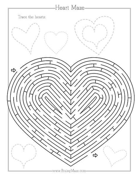 Free Printable Valentine Mazes Free Printable Templates