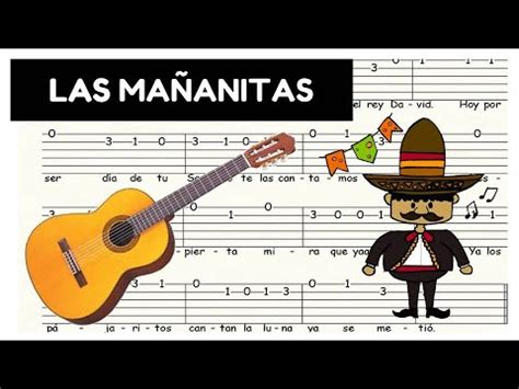 LAS MAÑANITAS EN GUITARRA GUITARRA TUTORIAL YouTube