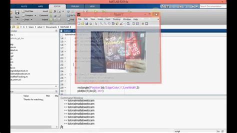 matlab object tracking using webcam tutorial matlab detect red youtube